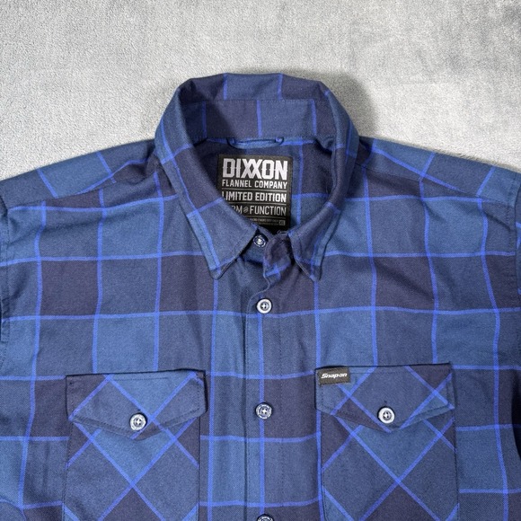 DIXXON | Shirts | Dixxon Flannel Mens Xl Snapon Tools Plaid Mechanic ...